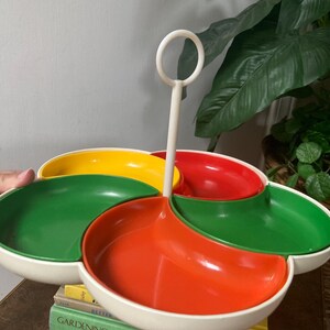 Vintage 70s Plastic Serving Tray - Etsy