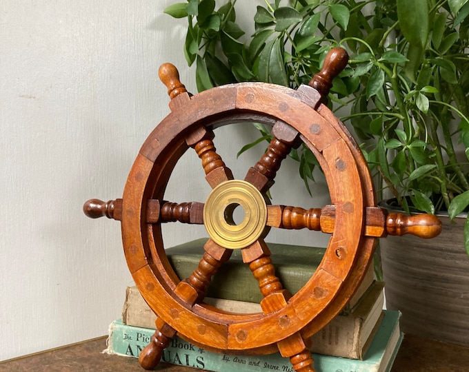 Wood Captain Wheel - Etsy