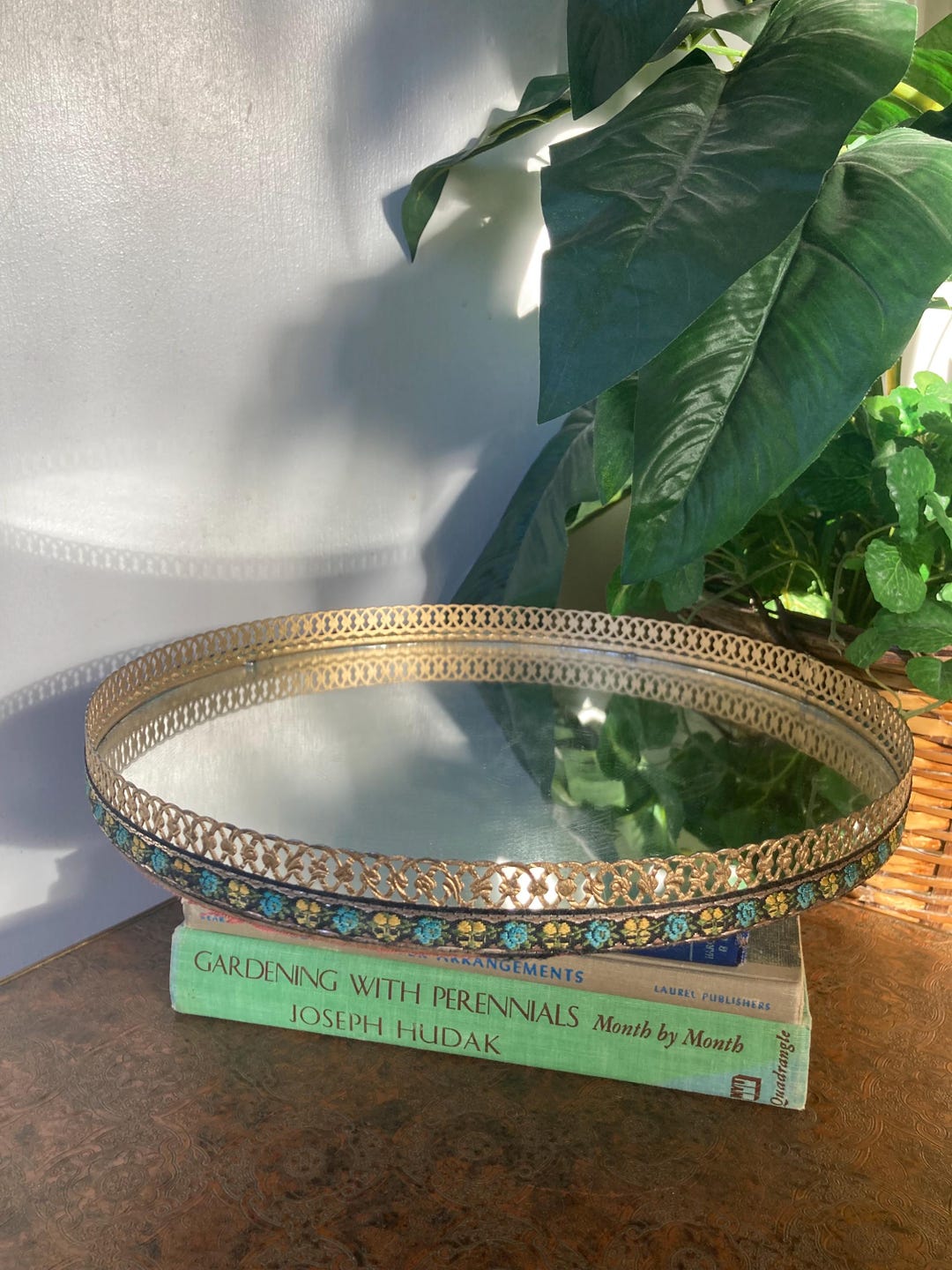 Spinning Vanity Mirror Tray - Etsy