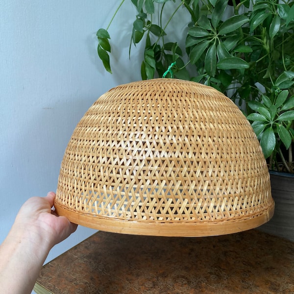 Wicker Lamp Shade - Etsy