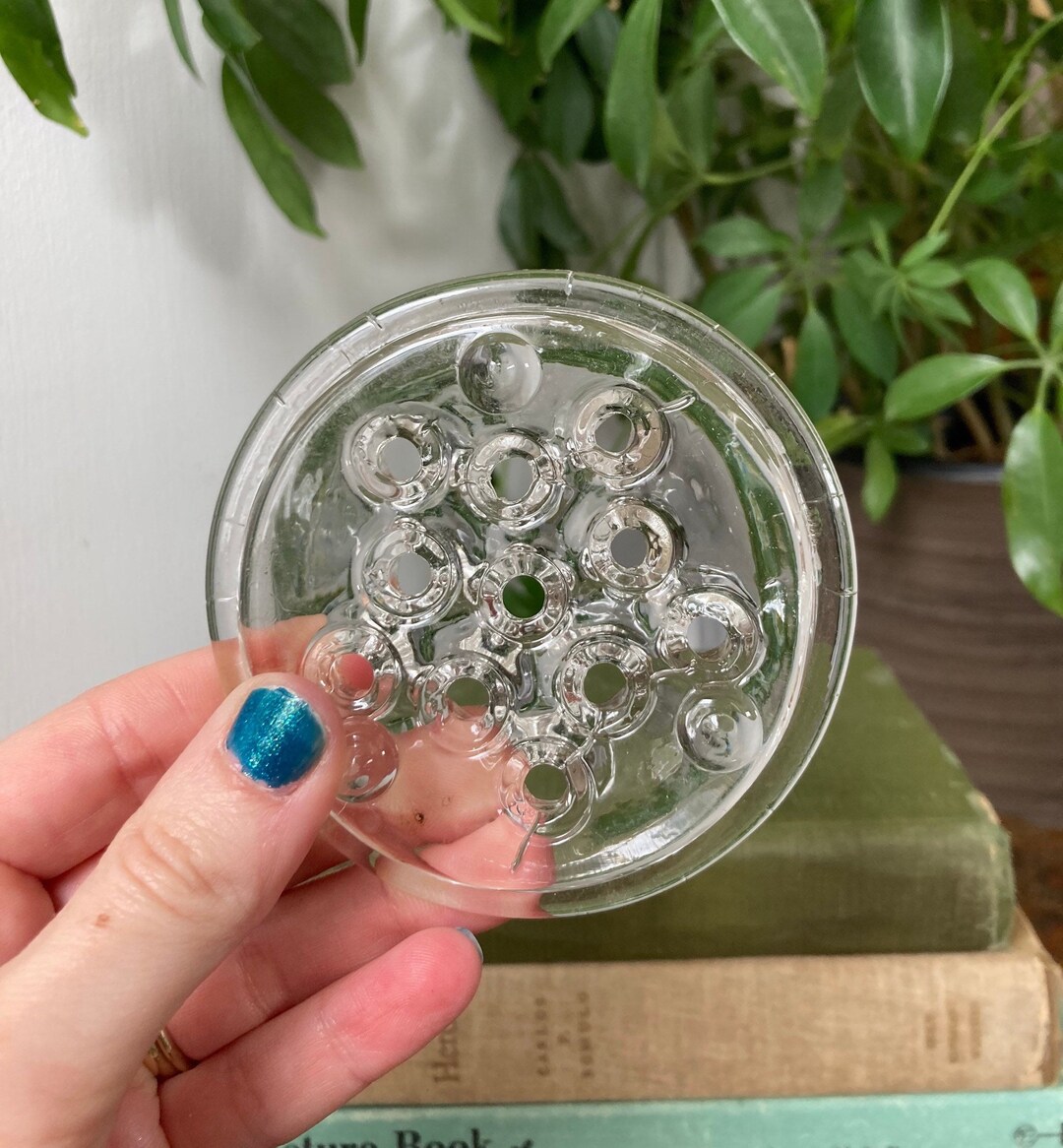 Glass Flower Frog - Etsy