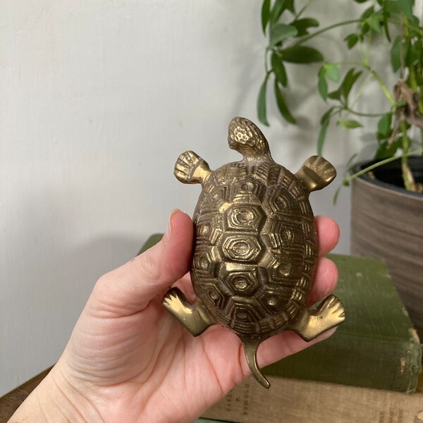 Brass Turtles - Etsy