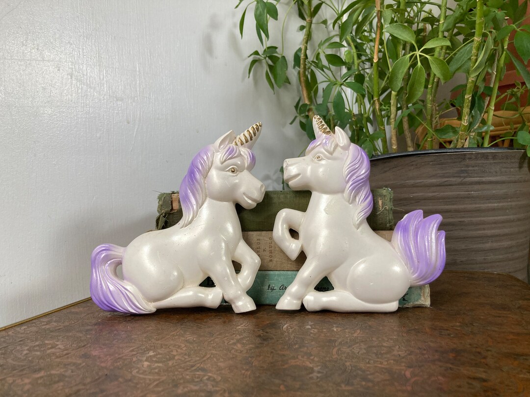 Miller Studio Unicorn Chalkware Wall Hangings - Etsy