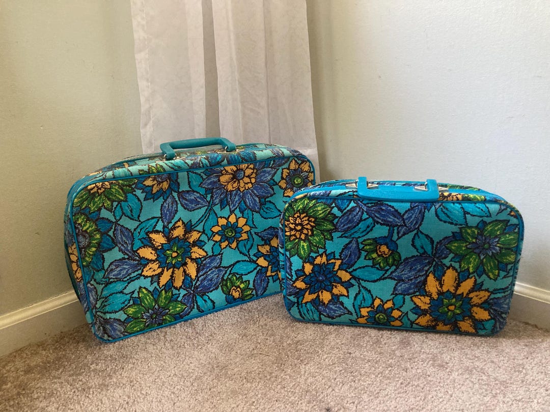 Blue Bantam Luggage Set of Two. C - Etsy