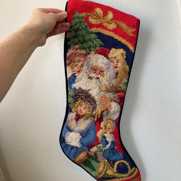 Needlepoint Stocking - Etsy