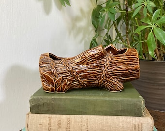 Log Planter | Etsy