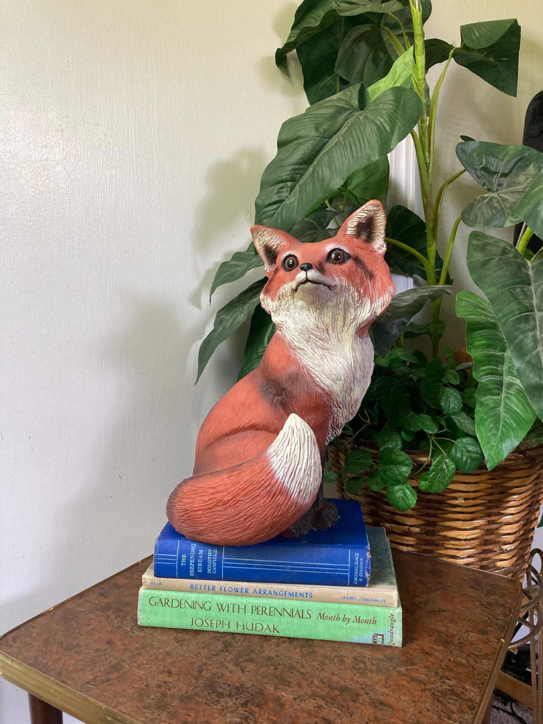 Red Fox Statue 1995 Art Line - Etsy