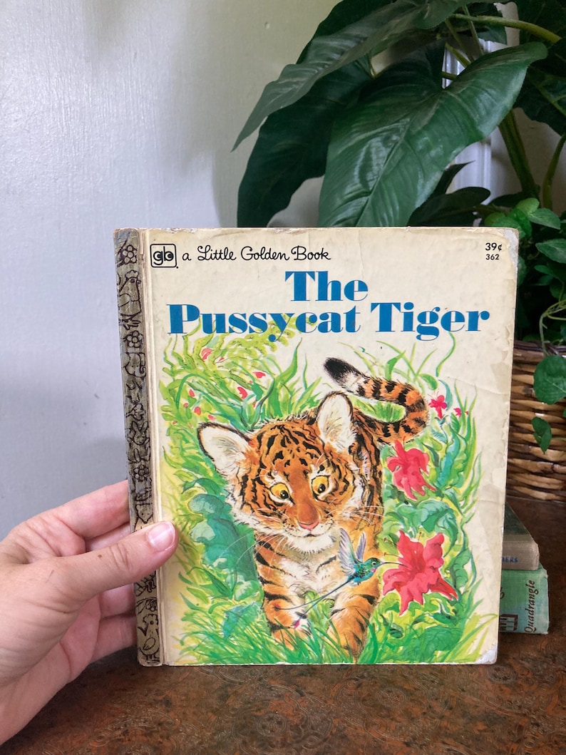 The Pussycat Tiger Little Golden Book - Etsy