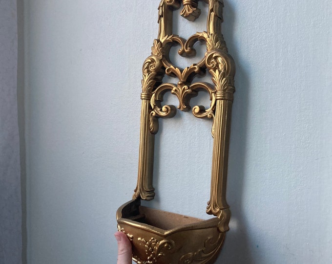 Gold Plastic Wall Pocket - Etsy
