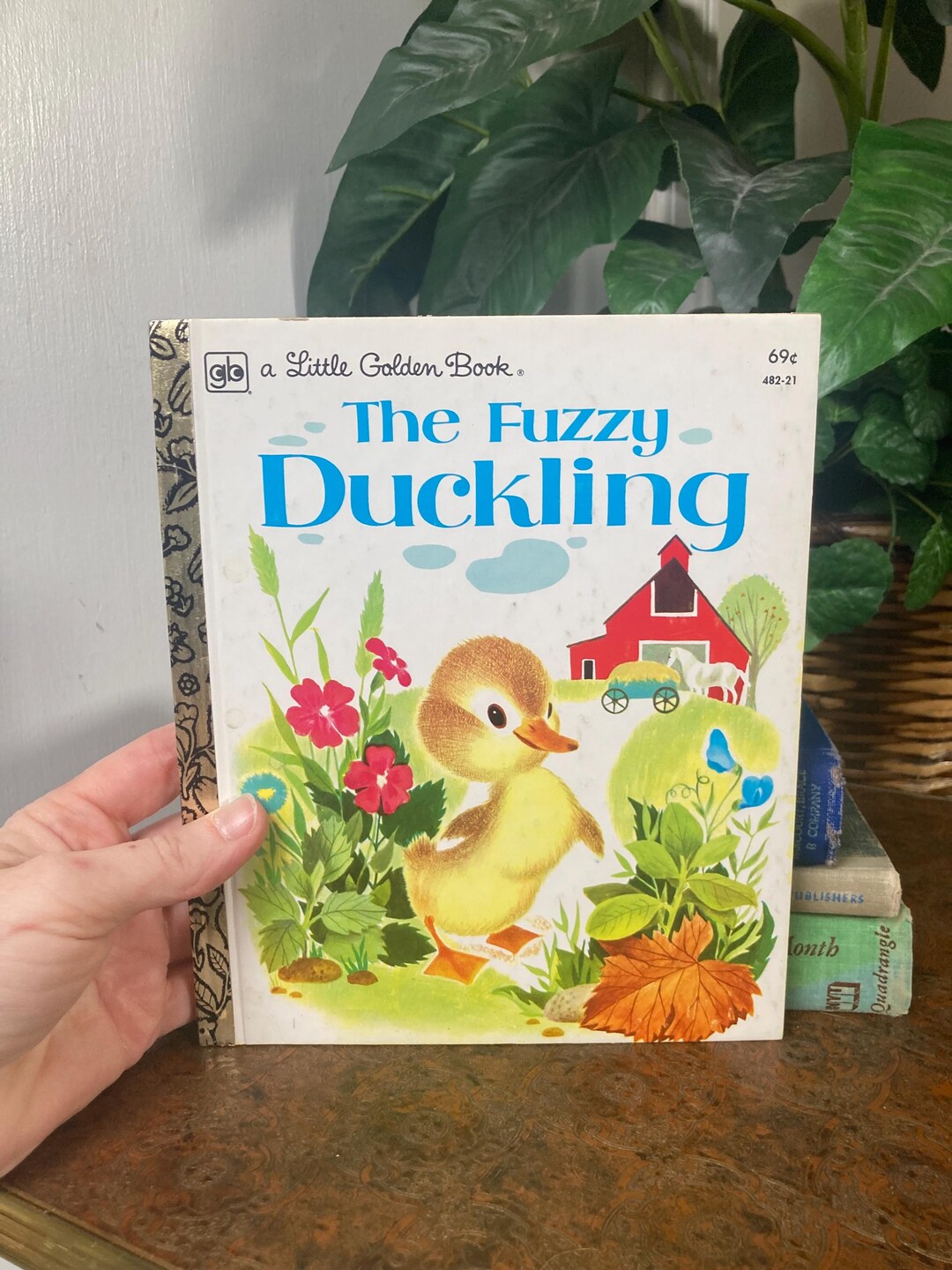 The Fuzzy Duckling Little Golden Book - Etsy
