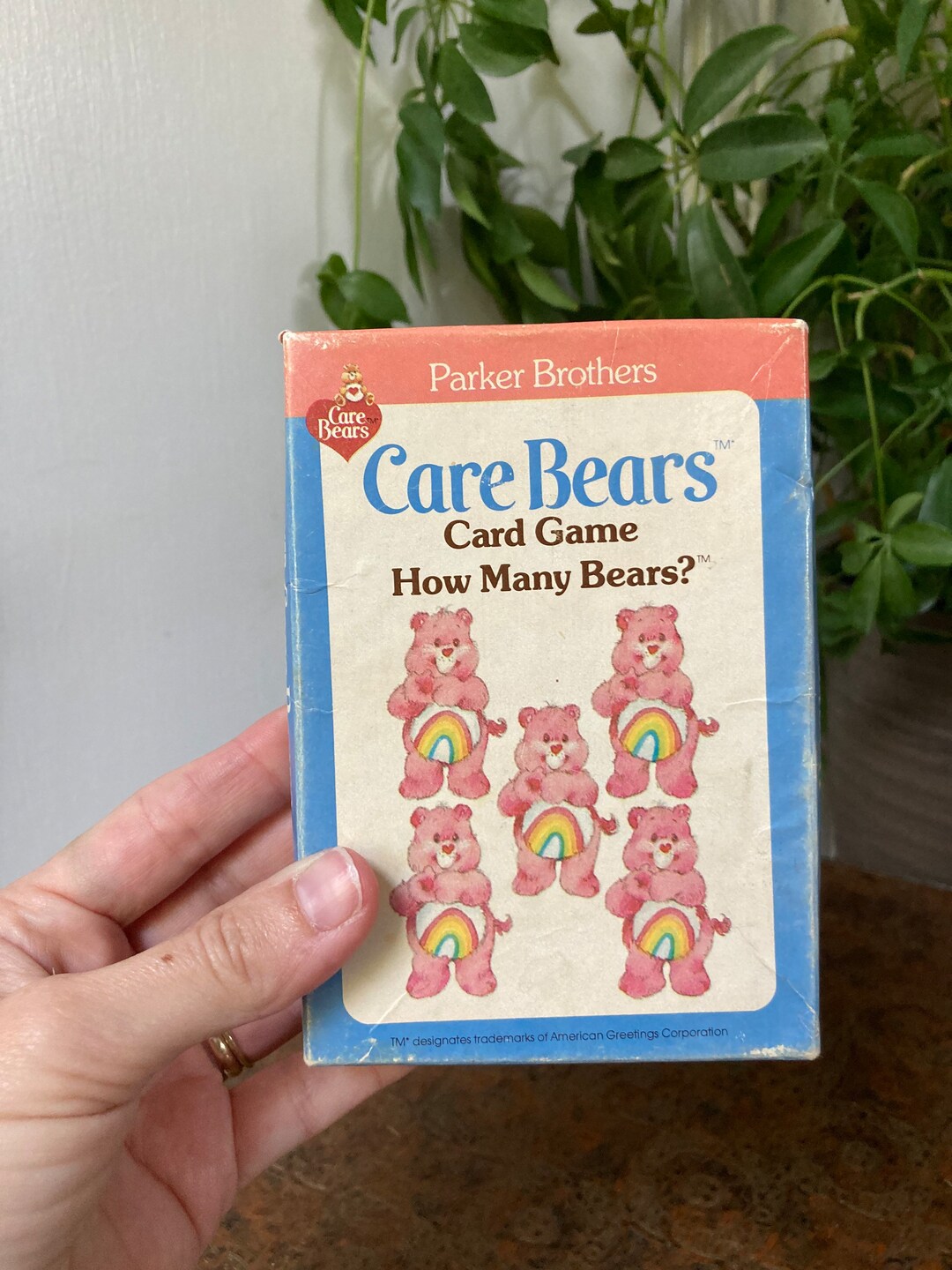 1983 Care Bear Counting Card Game - Etsy