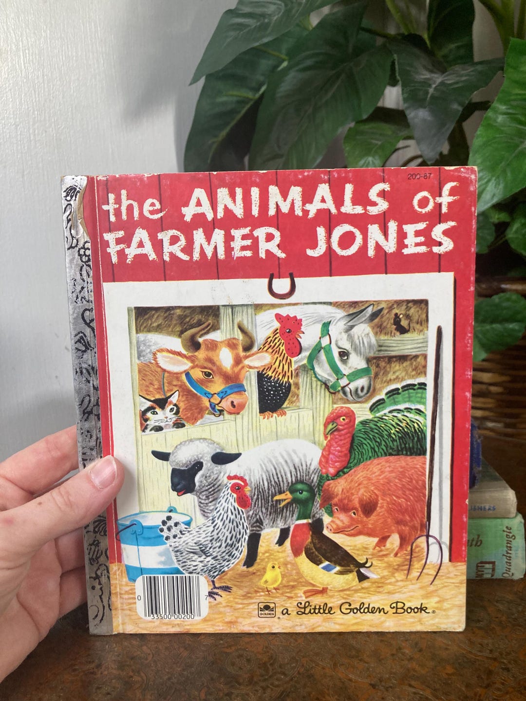 The Animals of Farmer Jones Little Golden Book - Etsy