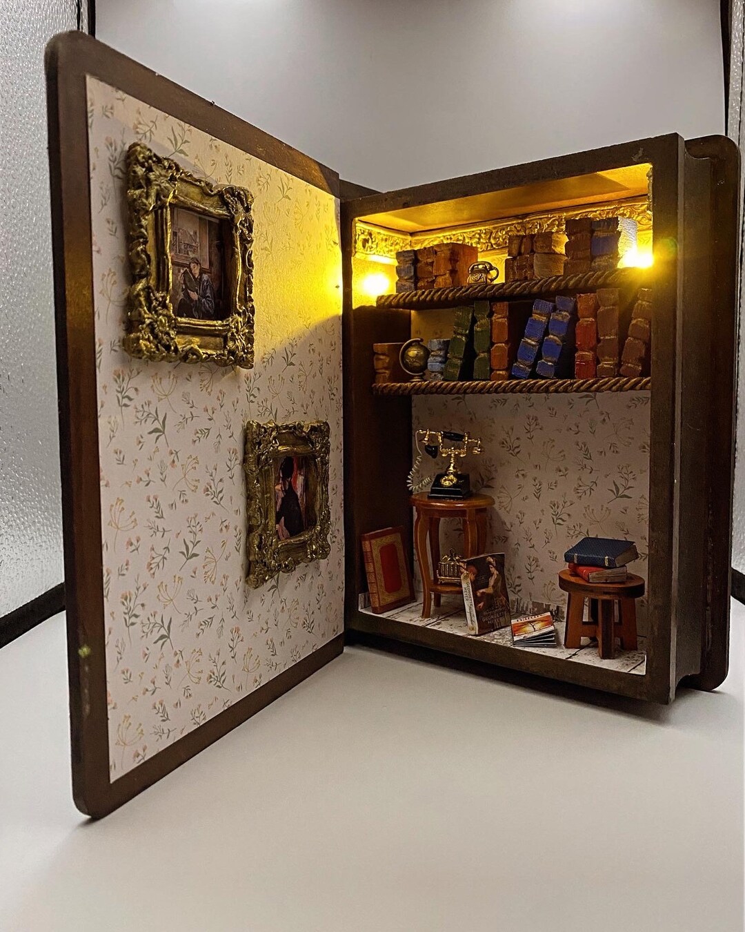 A Library Inside a Book Vol.2, Diorama - Etsy