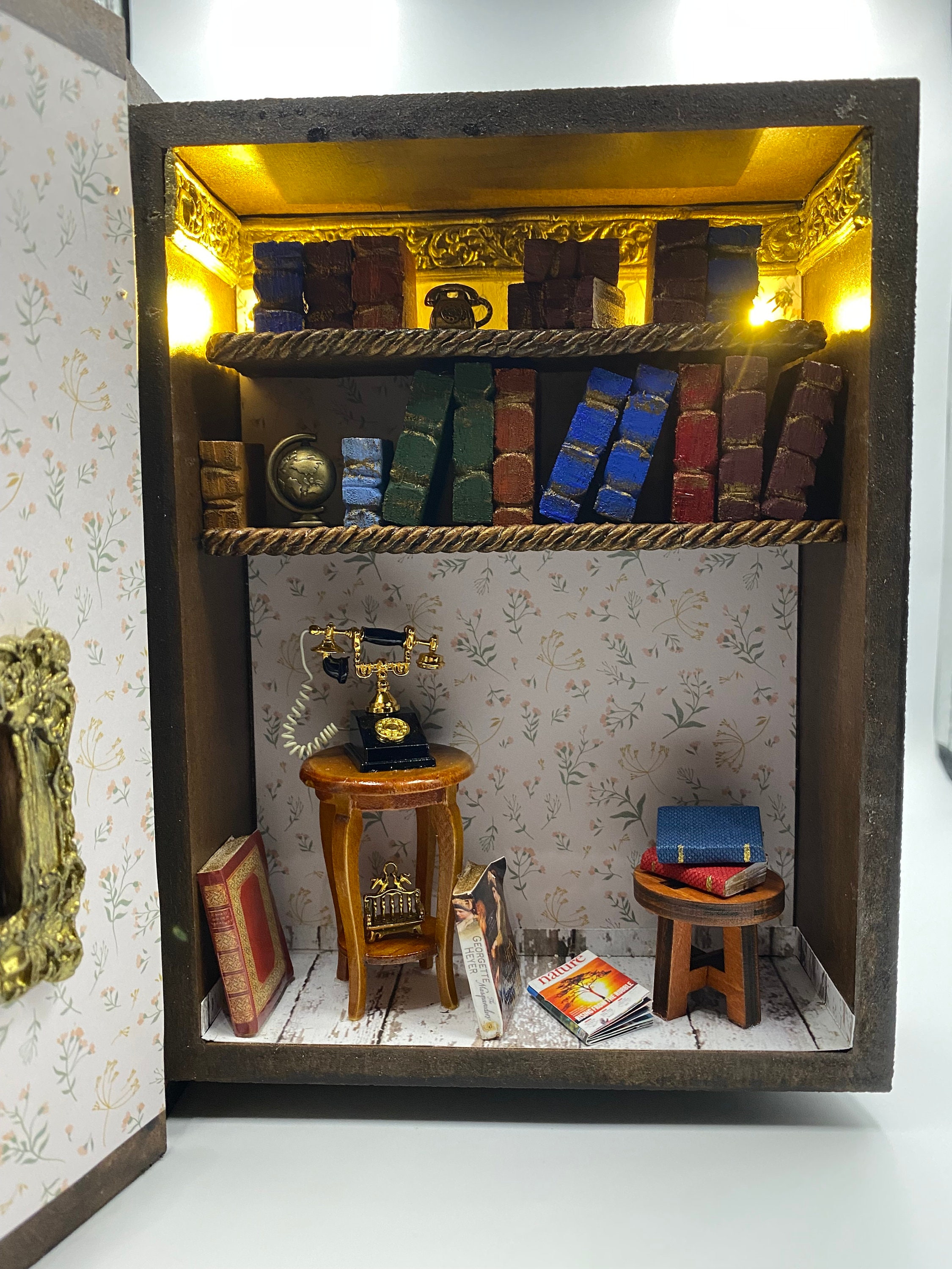 A Library Inside a Book Vol.2, Diorama - Etsy