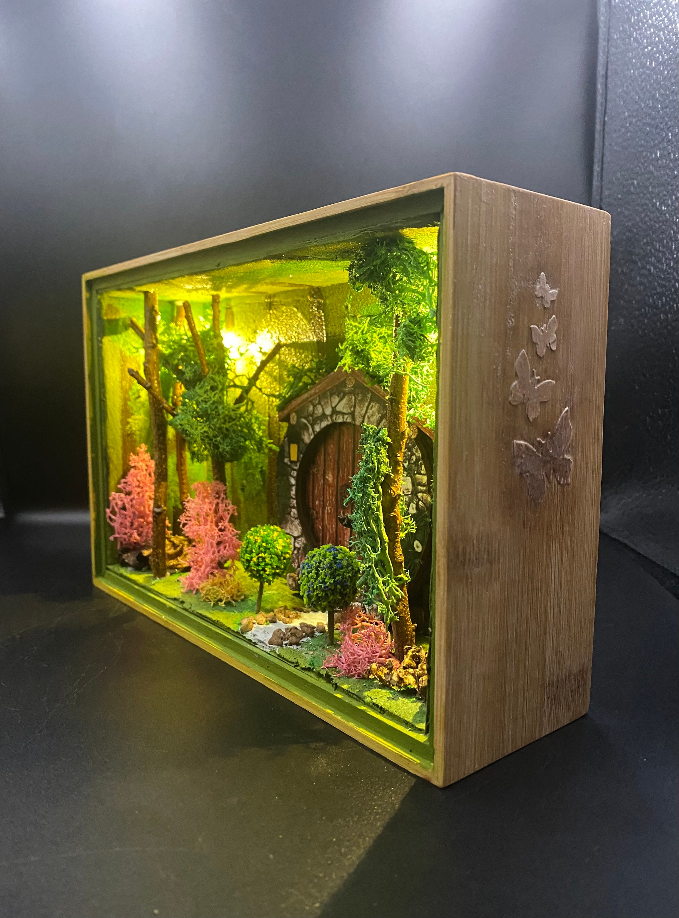 Hobbit House Miniature Diorama, Miniature Shelf Decoration - Etsy