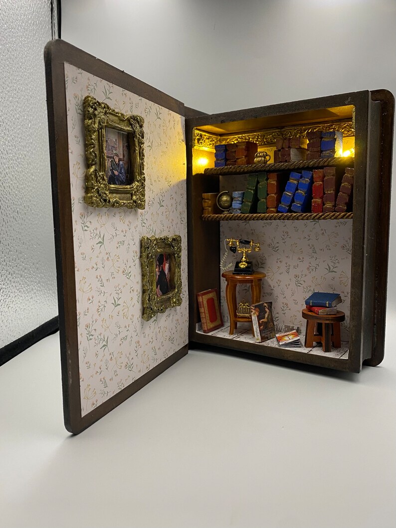 A Library Inside a Book Vol.2, Diorama - Etsy