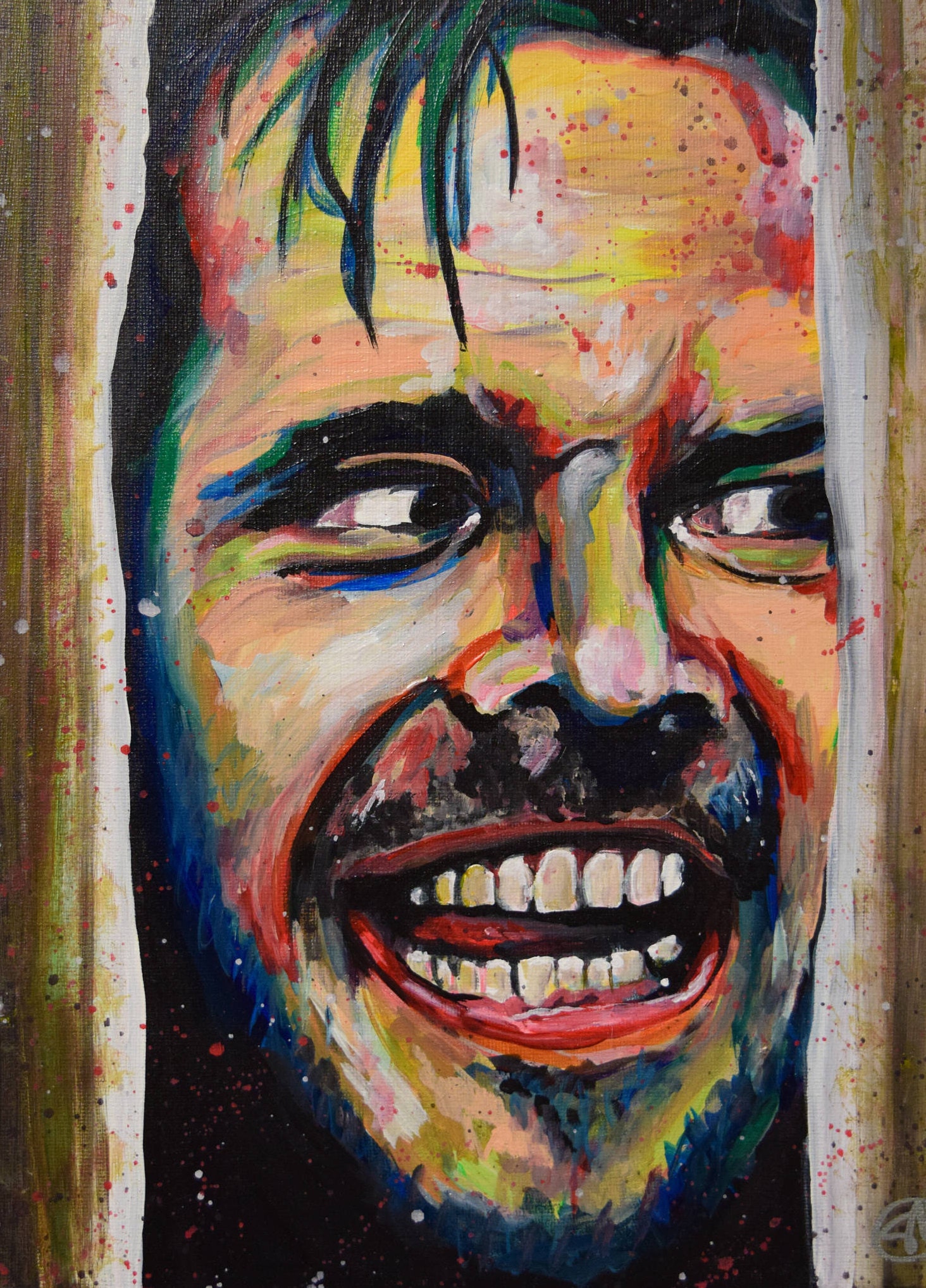 Here's Johnny print - Etsy