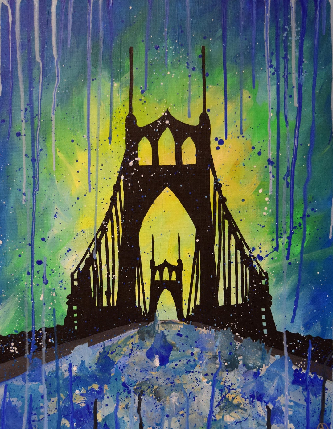 St Johns Bridge (print) - Etsy