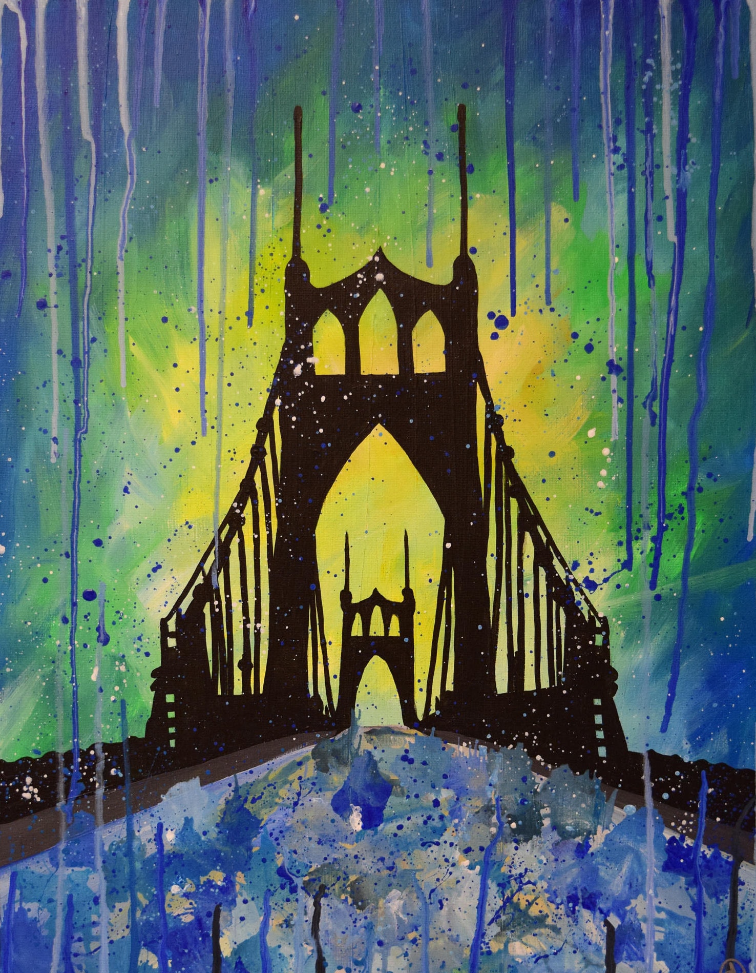 St Johns Bridge (print) - Etsy