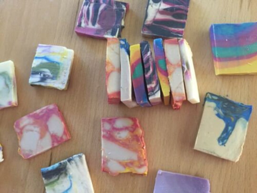 Handmade Scented Soap off Cuts 200 Grams. Cold Process Soap. Travel ...