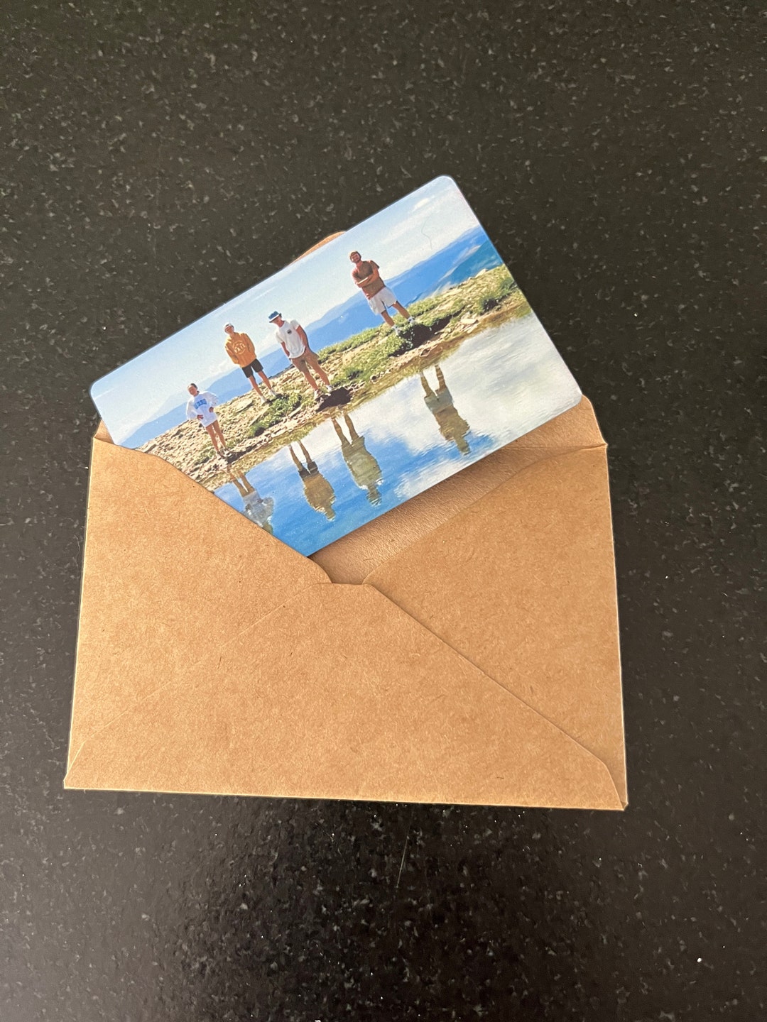 Custom Metal Wallet Photo Card: Personalized Keepsake Gift - Etsy