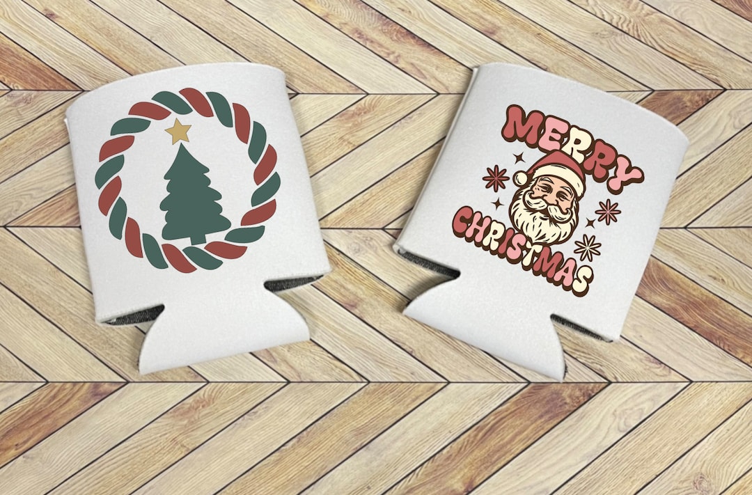 Christmas Can Coolers Christmas Koozies Christmas Party Favor Christmas ...
