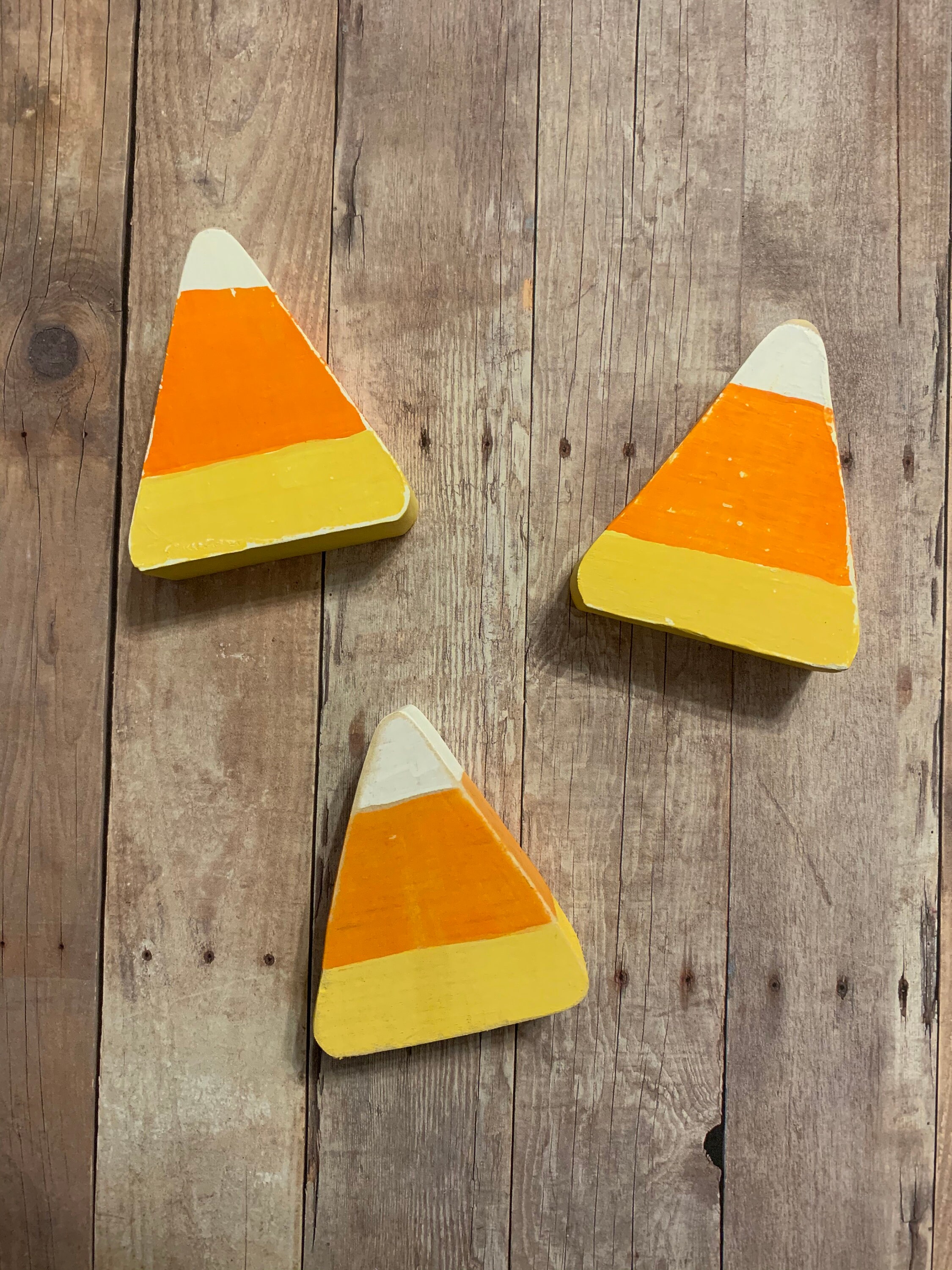 Candy Corn-tiered Tray Decorsmall Wood Signhomefall - Etsy