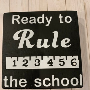 Teacher-tiered Tray Decorsmall Wood Signclassroomdecortiered Tray ...