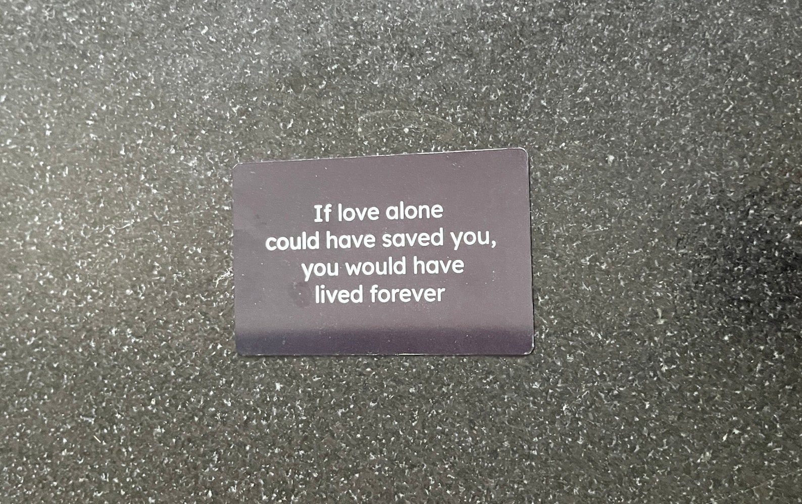 Custom Metal Wallet Photo Card: Personalized Keepsake Gift - Etsy