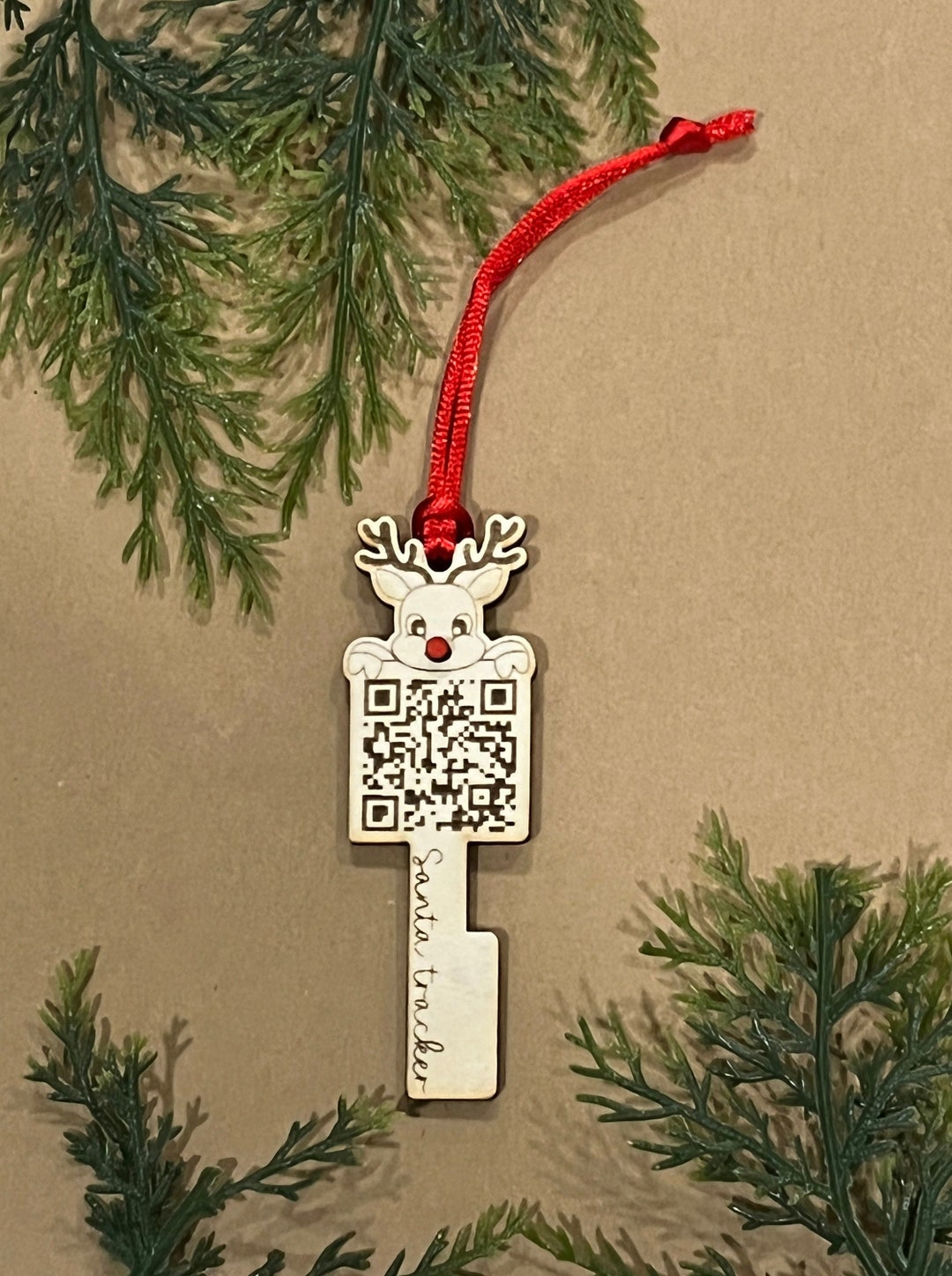 Santa Tracker Ornament Gift Decoration Tree Gift Tag - Etsy