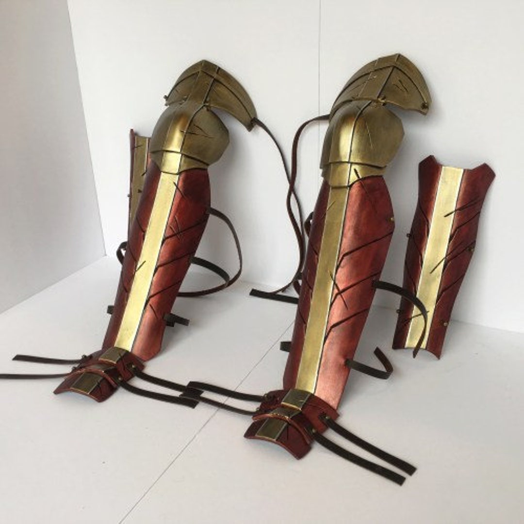 Warrior Woman Leg and Foot Armor - Etsy