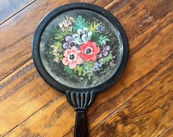 Vintage Mint Green Hand Mirror Made in the USA - Etsy