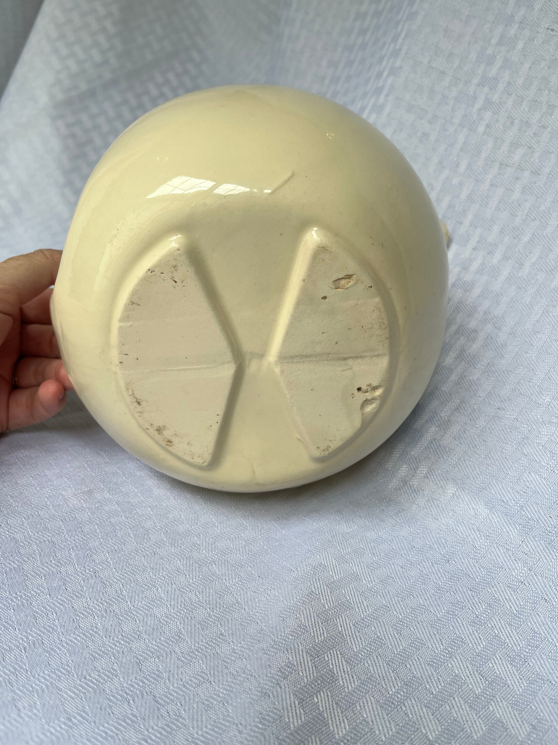 1940s Pippin Pottery Apple Pitcher | Uncommon Color Way With Brown Stem ...