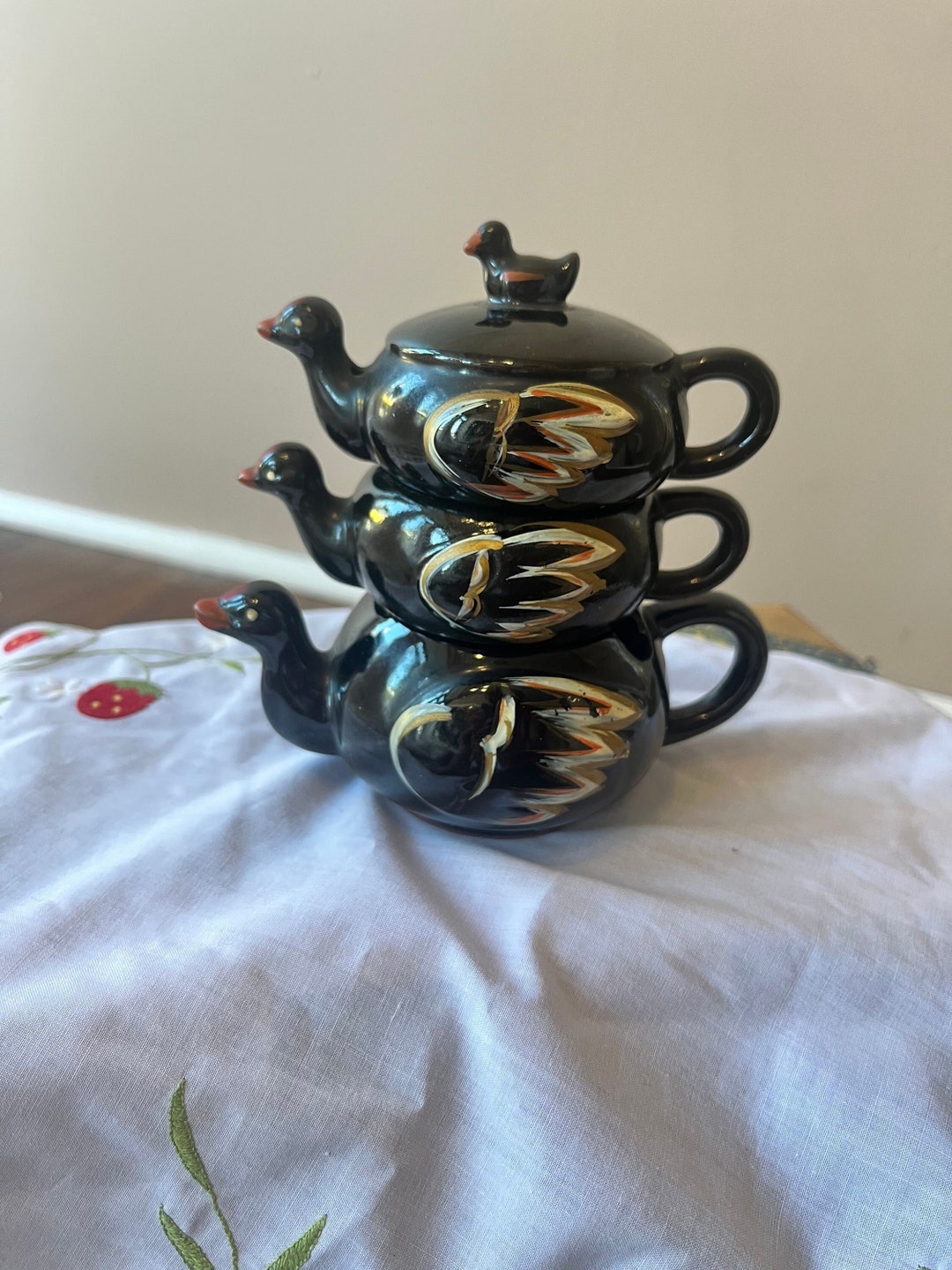 Royal Sealy Japan Stacking Spice Ducks | Salt and Pepper Shaker | Made ...