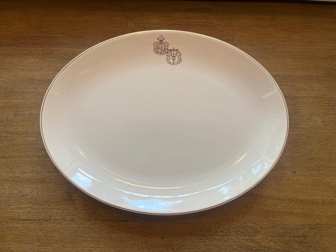 RX Pharmacy and DM China Platter Made in the USA Made by Hall - Etsy