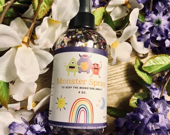 Monster Be Gone Room Closet and Pillow Spray Lavender | Etsy