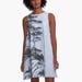 Unique Dress Nature Print Pale Blue A-line Dress Novelty Dress, Tree ...
