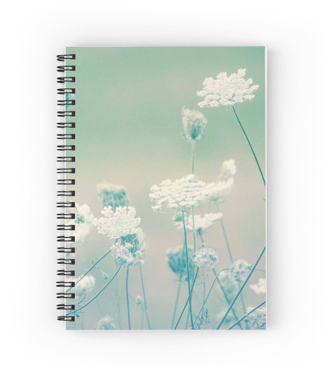 Floral Notebook, Feminine Diary, Gratitude Journal, Dreamy Spiral ...