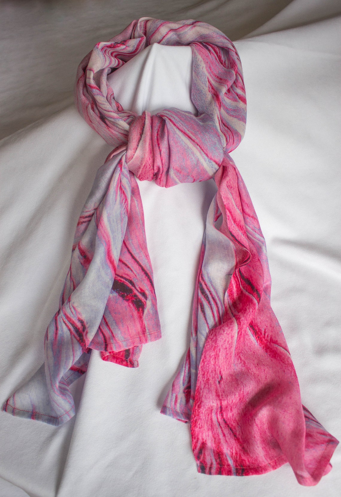 Abstract Art Scarf Spring Summer Silk Scarf Cashmere Scarf - Etsy