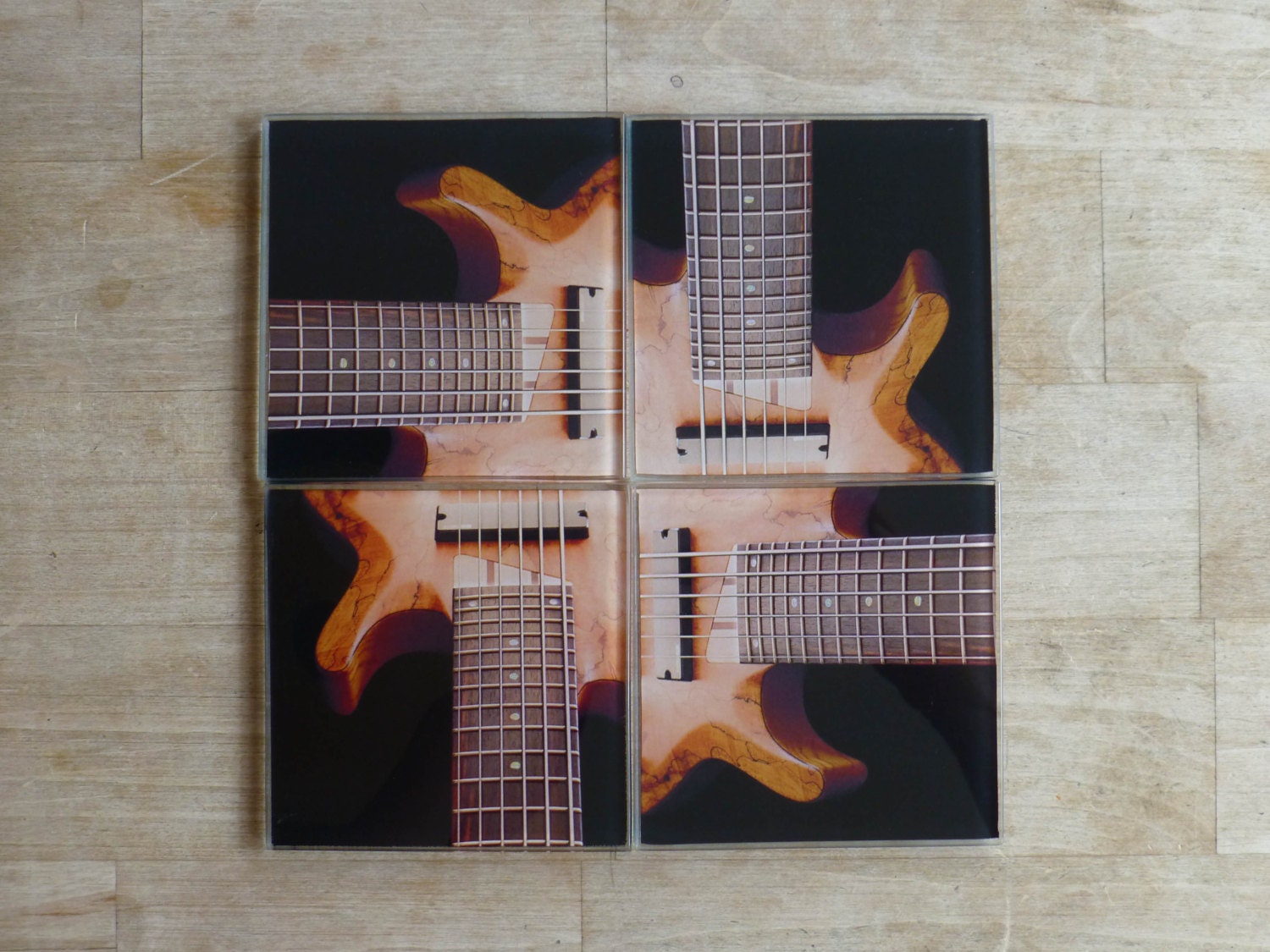 Bass Guitar Coasters ~ Music Coasters ~ Guitar Art Coasters, Music Home ...
