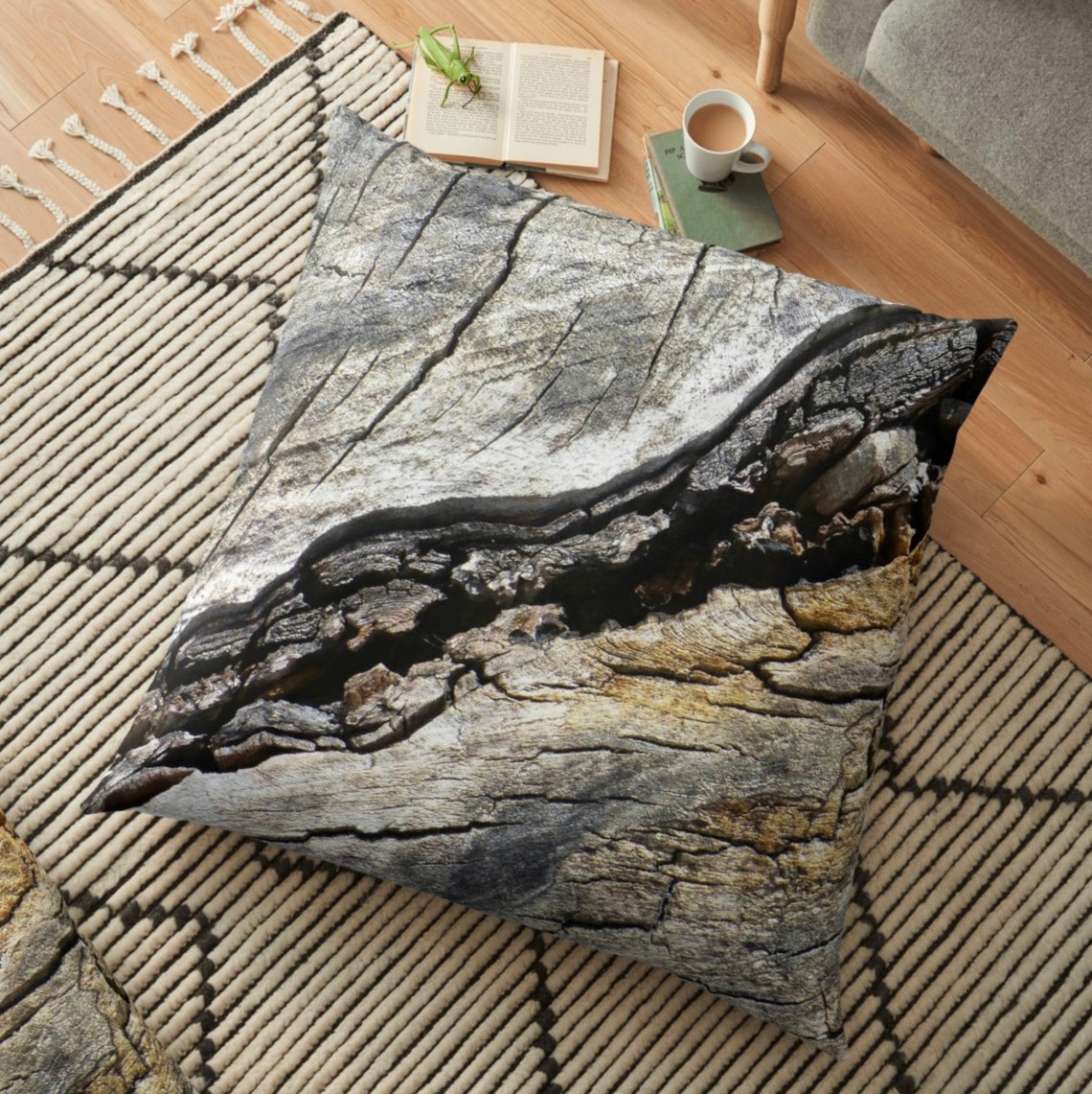 Rustic Throw Pillow Rugged Decor Cabin Pillow Abstract - Etsy