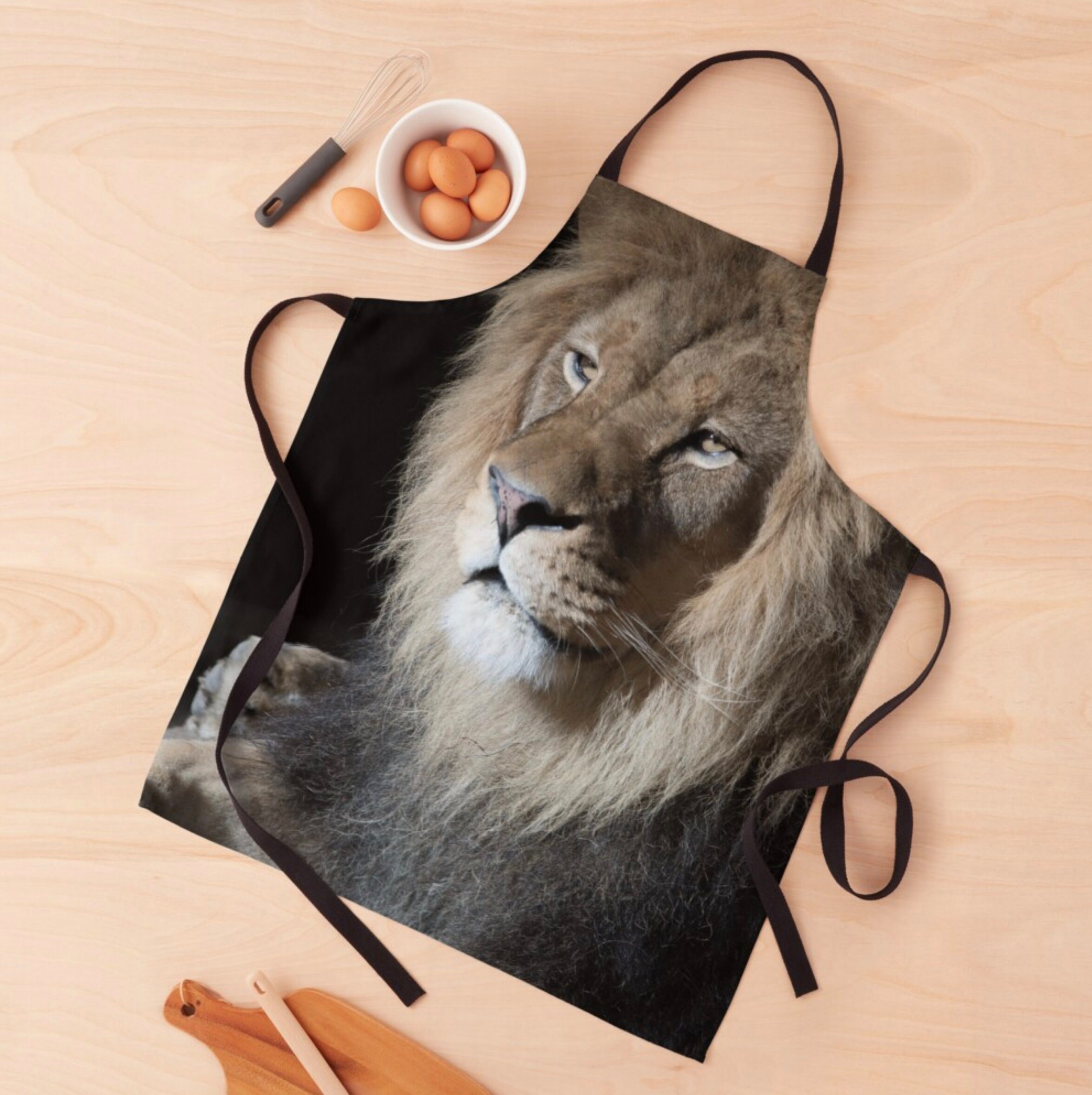Lion Apron Guy Gift for Him Shop Apron Lion King Dad Gift for Animal ...