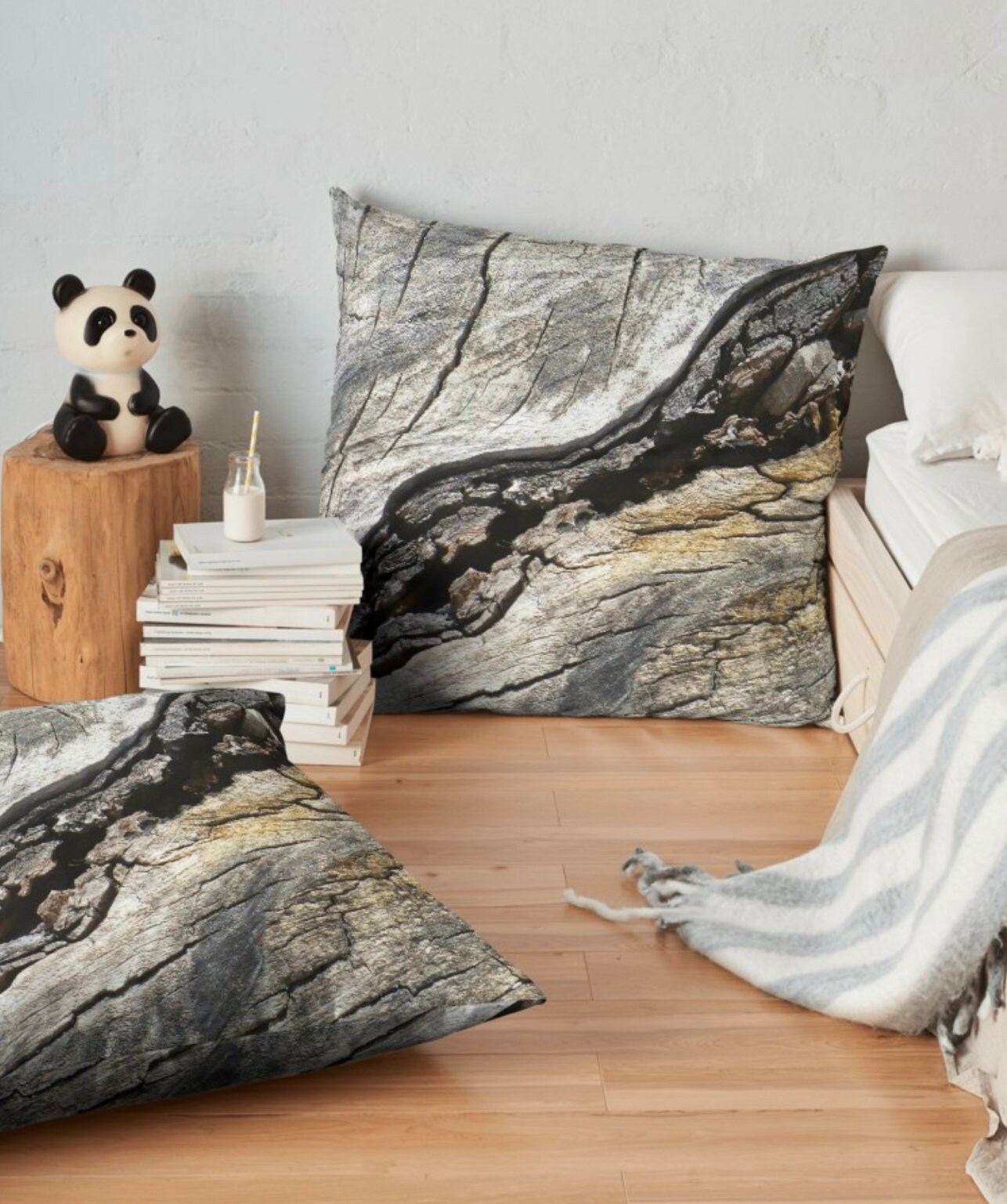 Rustic Throw Pillow Rugged Decor Cabin Pillow Abstract - Etsy