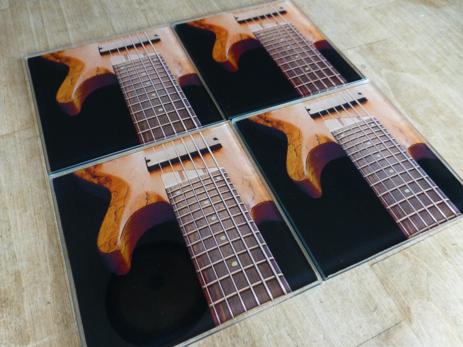 Bass Guitar Coasters ~ Music Coasters ~ Guitar Art Coasters, Music Home ...