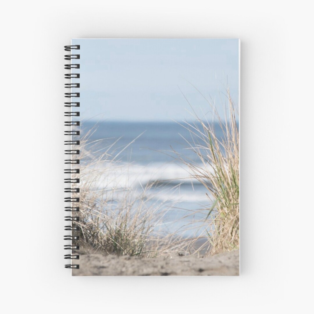 Sandy Beach Notebook, Dreamy Beach Journal, Spiral Notebook, Beach Gift ...