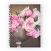 Pink Floral Notebook, Peony Notebook, Pink Peonies Journal, Writing ...