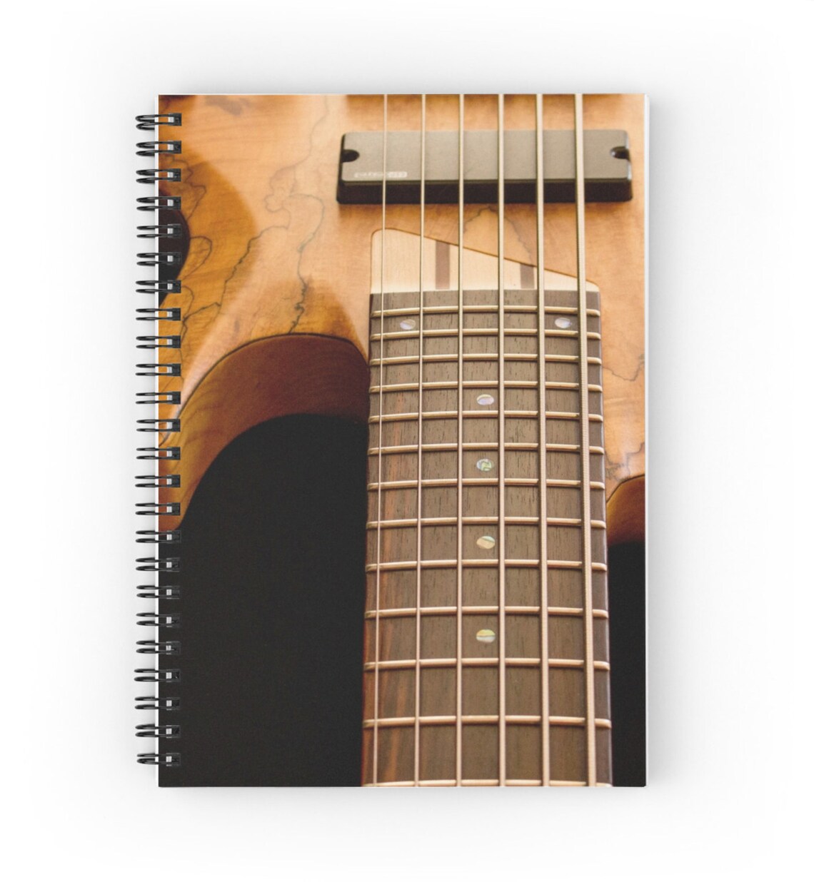 Guitar Spiral Notebook, Gift for Musician, Music Journal, Blank ...