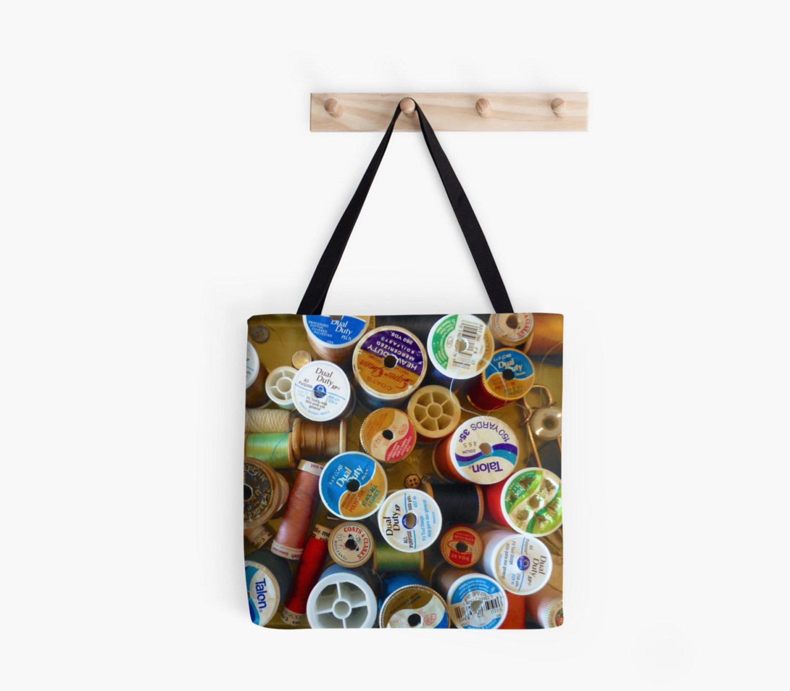 Sewing Bag Spools Photo Tote Quilting Gift for Her Thread - Etsy
