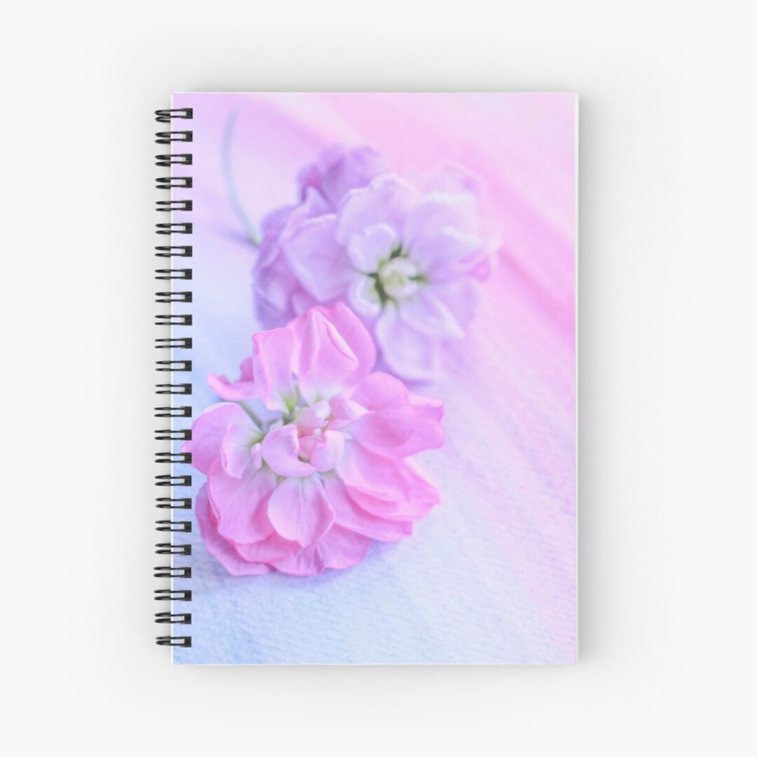 Pastel Floral Notebook Gardening Journal, Girly Diary, Writing Gift for ...