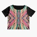 Funky Tank Colorful Chiffon Top Graphic Design Modern Blouse ...